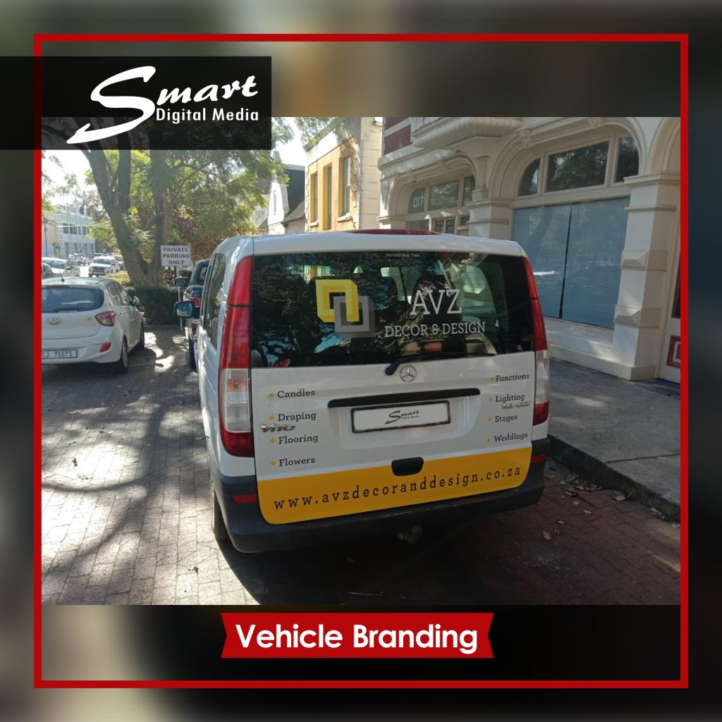 Vehicle Branding: AVZ Events - Smart Digital Media